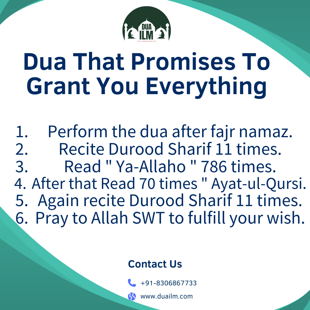 Powerful Dua to Get What You Want Immediately From Allah SWT