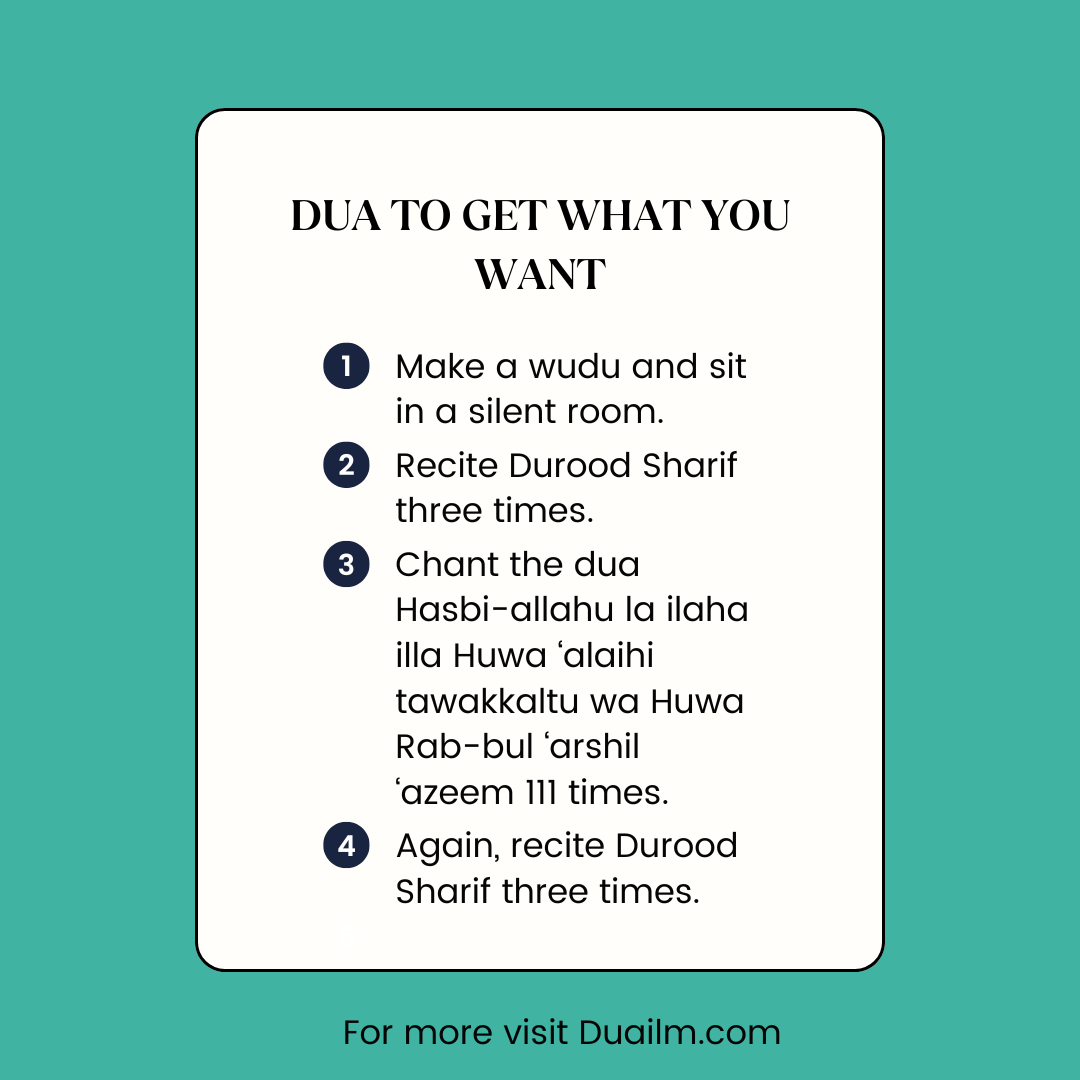 Powerful Dua to Get What You Want Immediately From Allah SWT