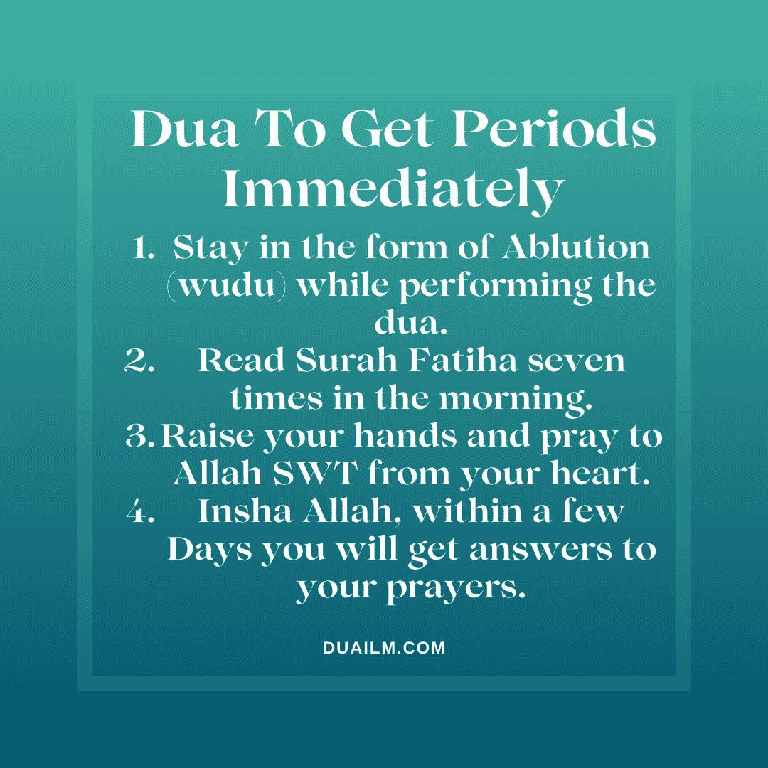 Dua For Irregular Periods: A Powerful Remedy for Solving Menstrual ...