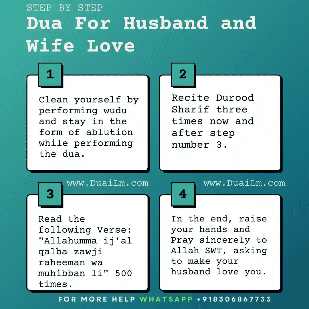 Powerful Dua For Husband Love (Make Your Husband Love You)